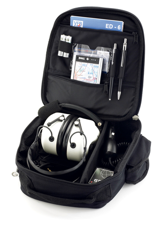 Pilot headset bag svart