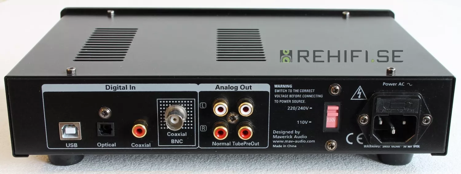 Maverick Tubemagic D2 begagnad DAC / D/A omvandlare från Rehifi