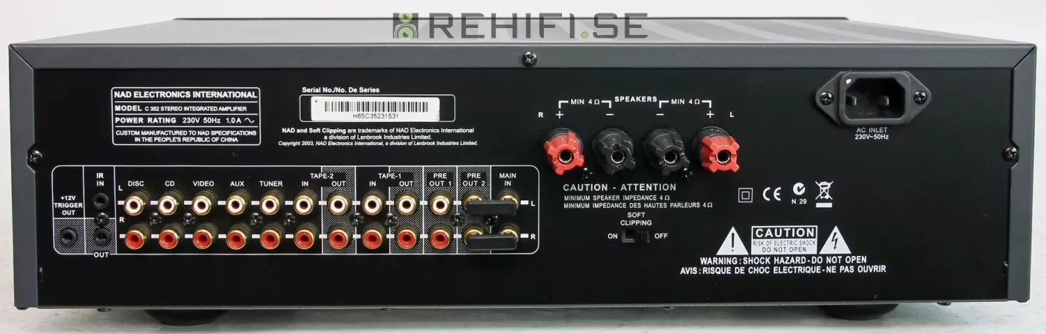 NAD C352 begagnad förstärkare från Rehifi