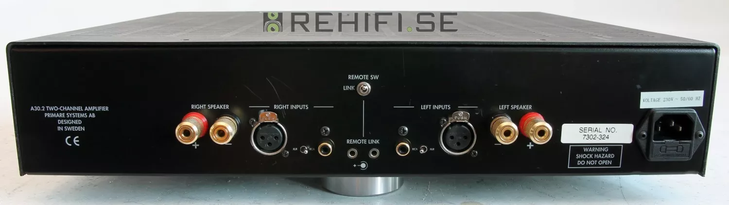 Primare A30.2 begagnat slutsteg från Rehifi