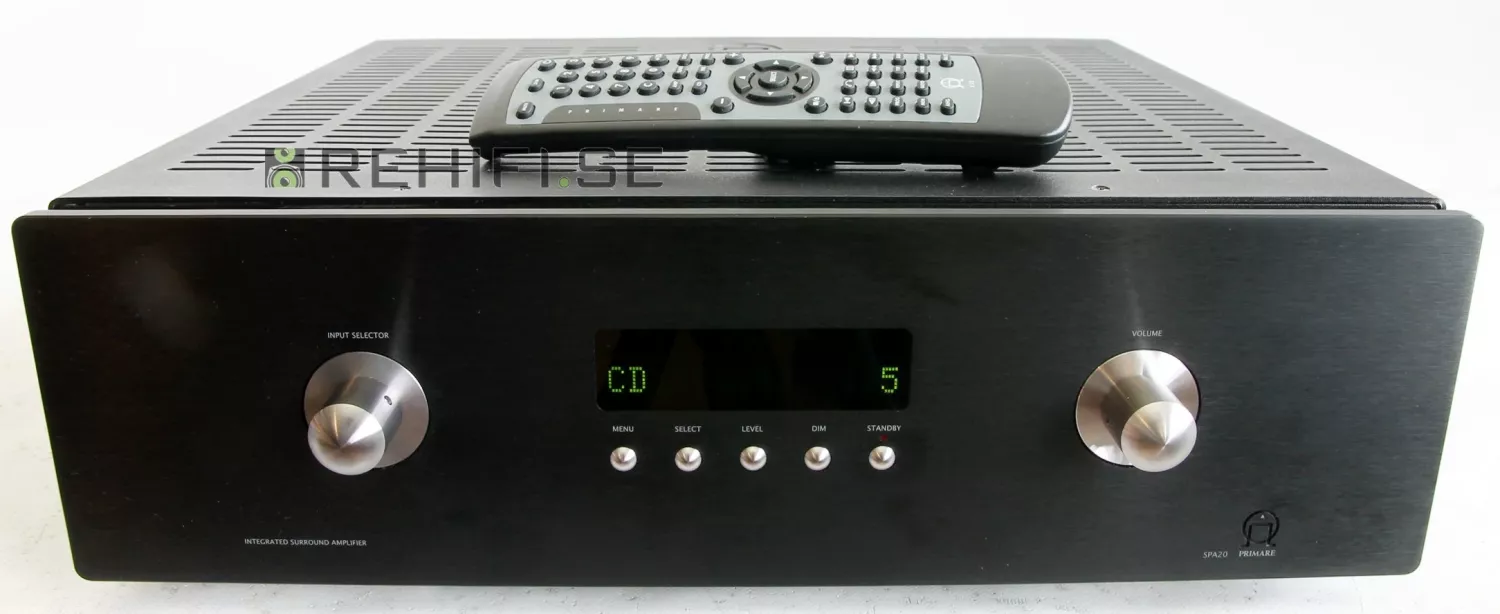 Förstärkaren Primare SPA20 funktionstestad Rehifi.