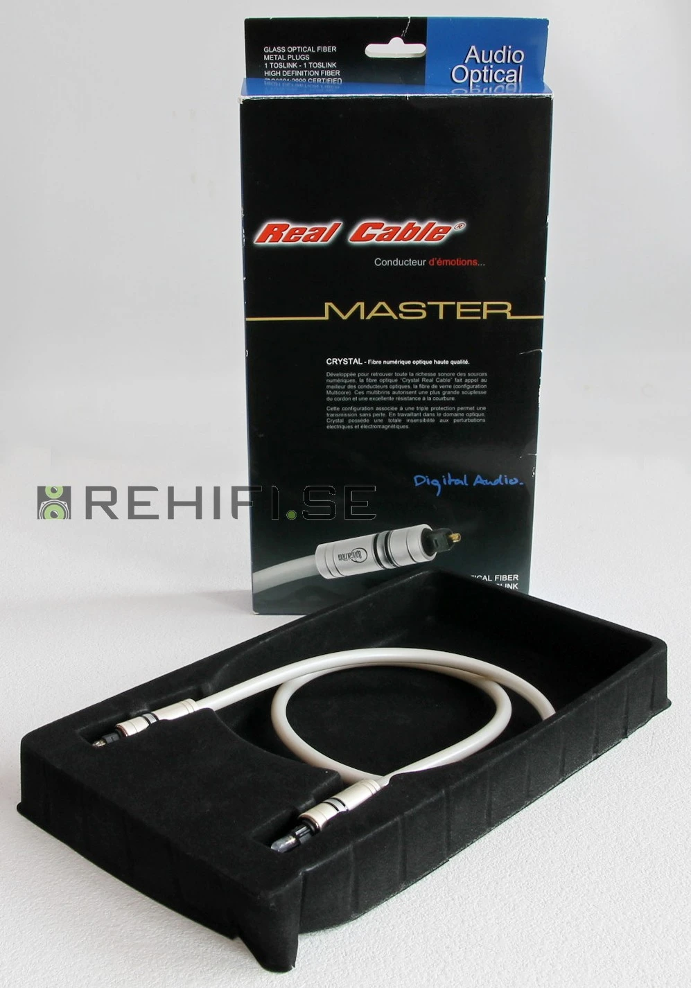 Real Cable Crystal begagnad optisk signalkabel från Rehifi