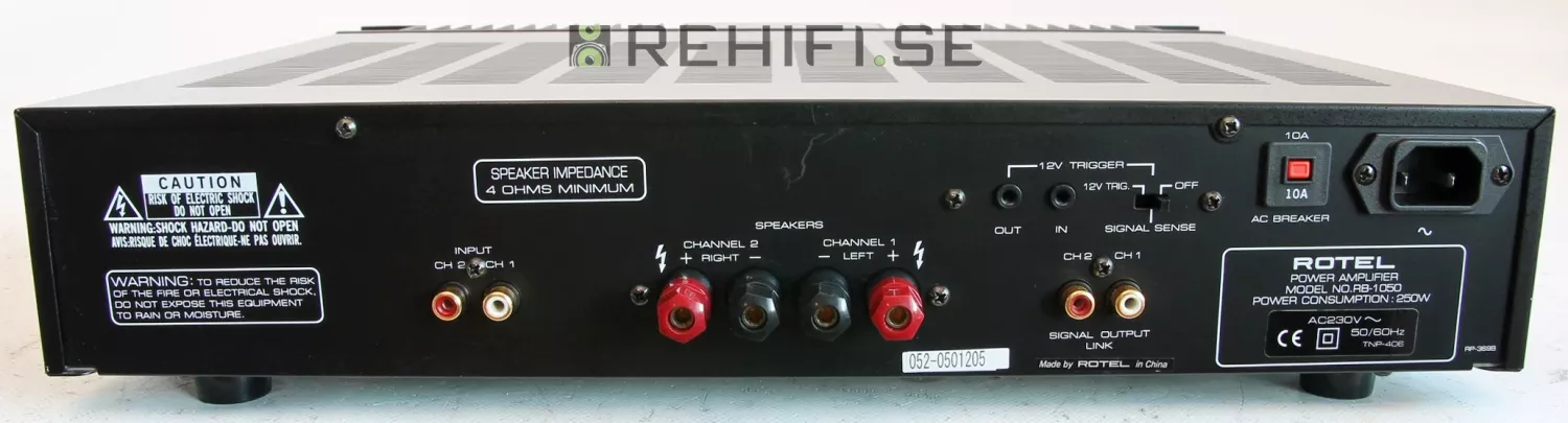 Rotel RB-1050 begagnat slutsteg från Rehifi