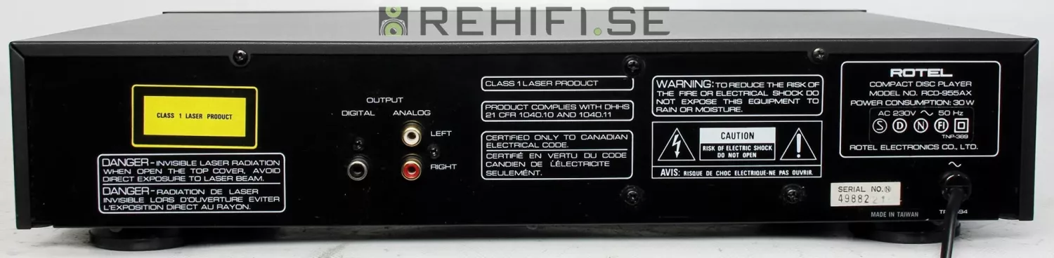 Rotel RCD-955AX begagnad CD spelare från Rehifi