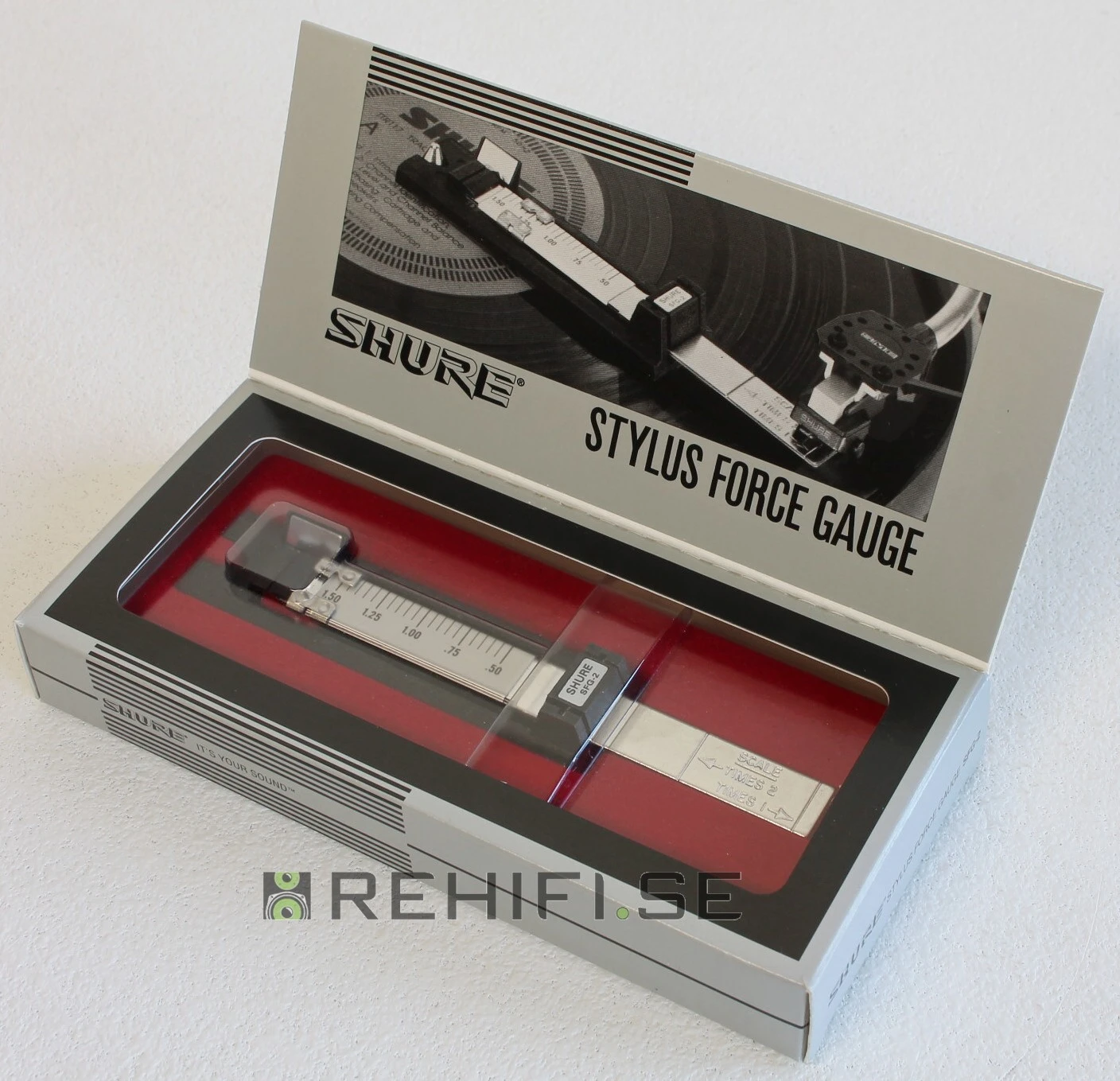 Shure SFG-2 begagnad nålvåg från Rehifi