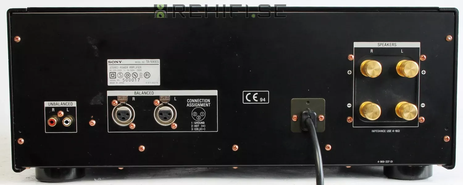Sony TA-N90ES begagnat slutsteg från Rehifi