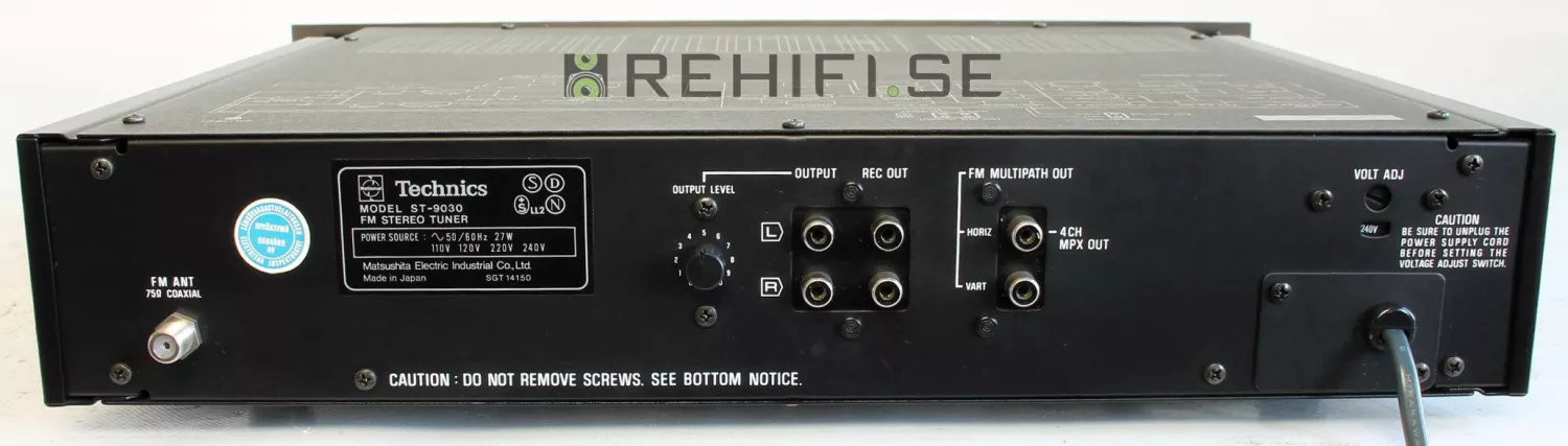 Technics ST-9030 begagnad tuner från Rehifi