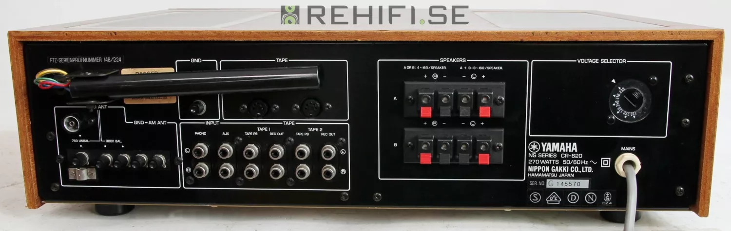 Yamaha CR-620 begagnad receiver från Rehifi