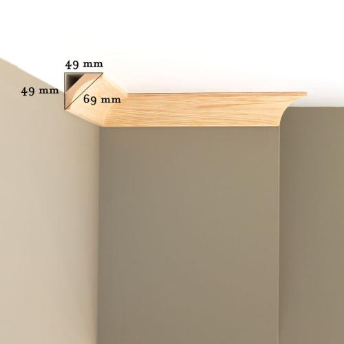 Classic pine cornice | Sekelskifte