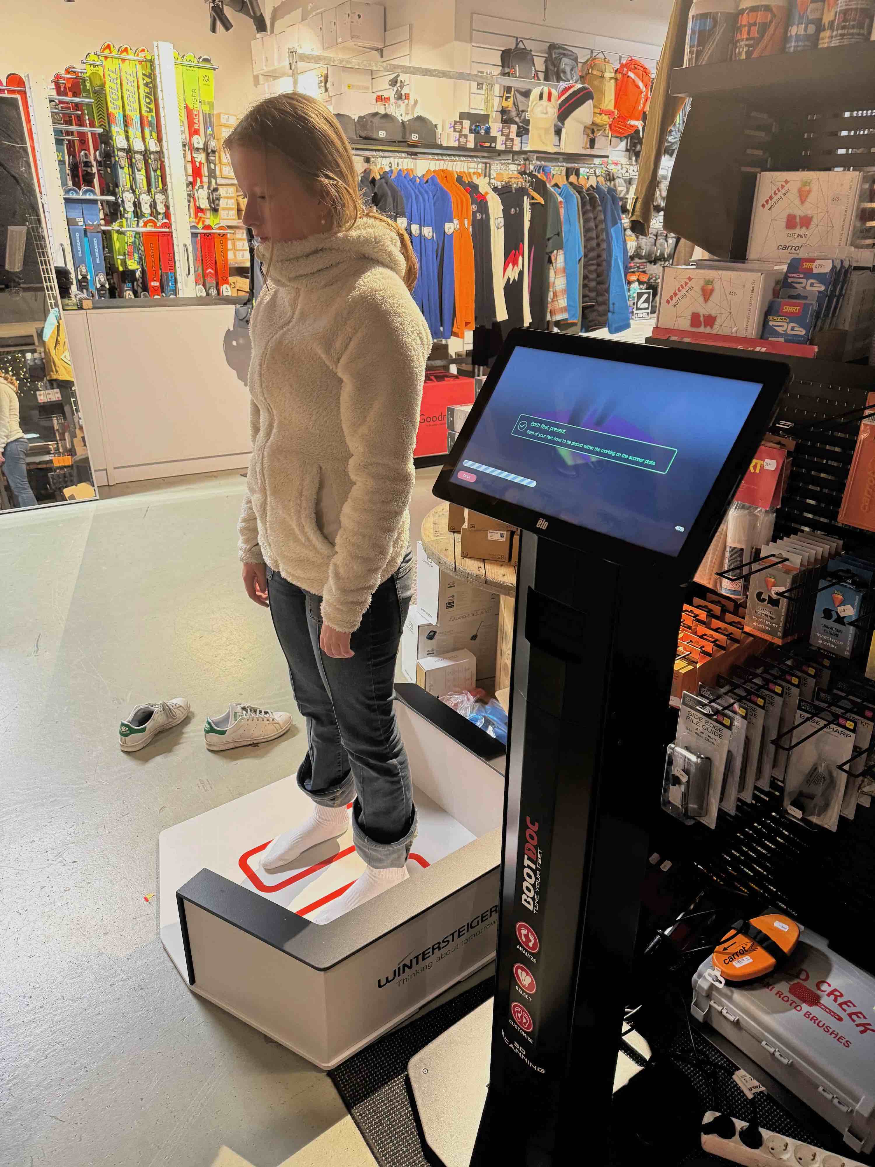 Scanner för bootfitting