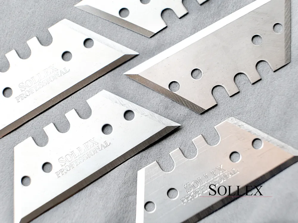 3-Sided Cutting Trapezoid Blade for Industries | Sollex