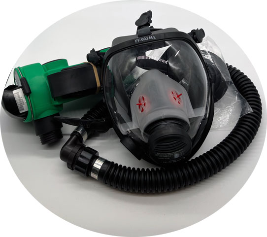 Scott Proflow SC Asbest med Vision 2 / FF-603 mask. M/L Saneringspaket