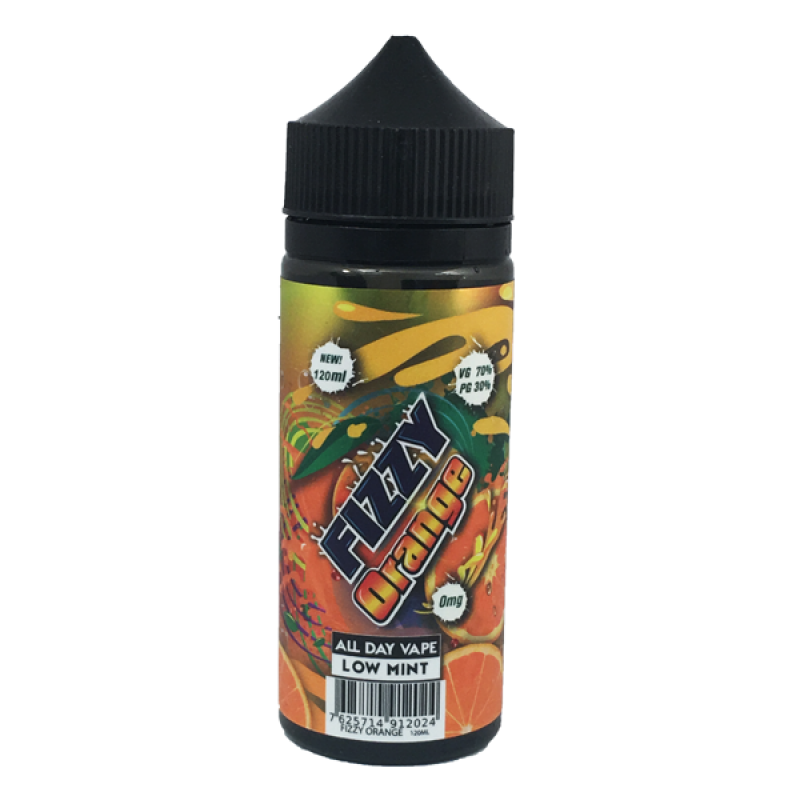 Swedenvapes.se Fizzy - Orange 0mg 55ml Shortfill vape juice, e liquid