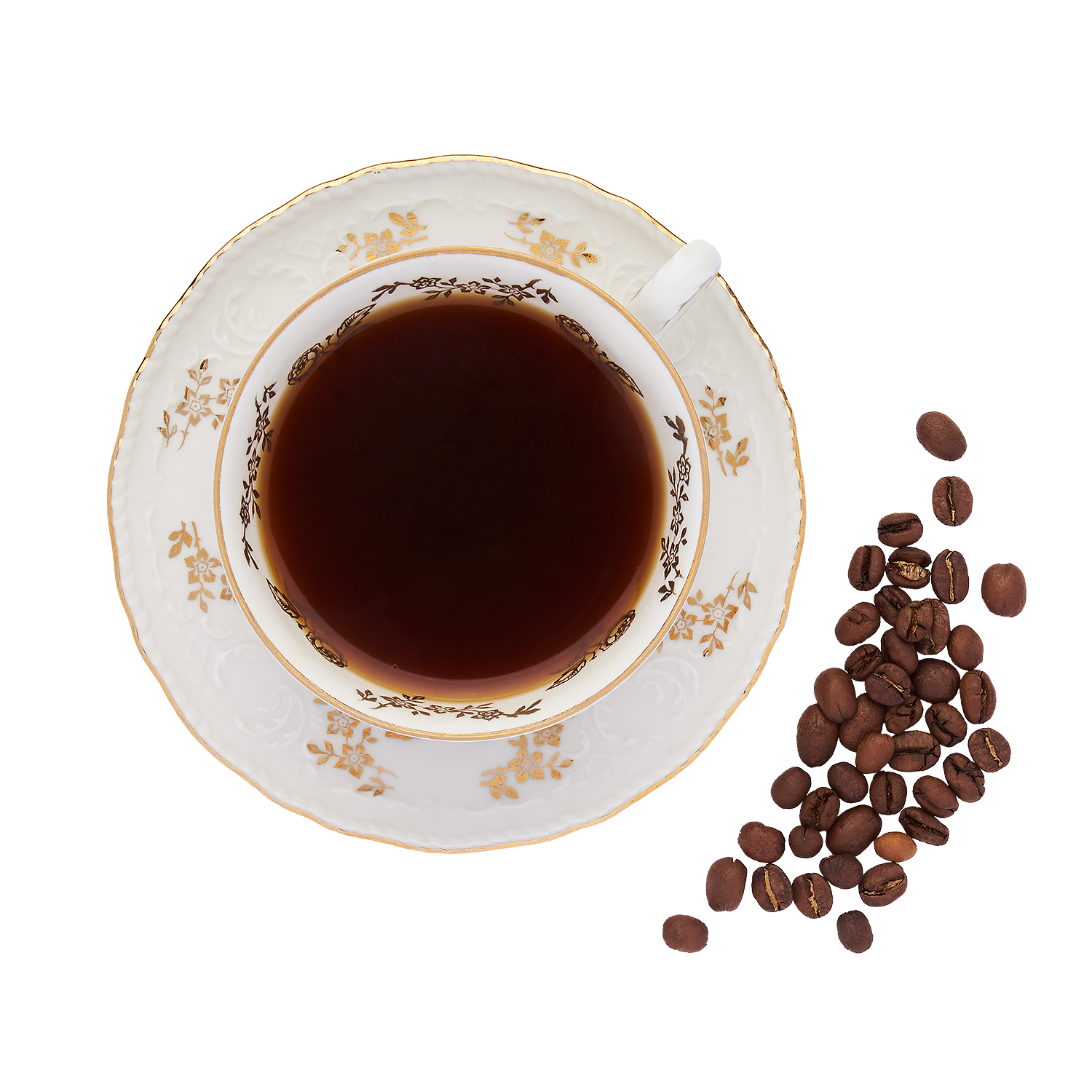 Actuator Cirkulär Mycket kaffe med disk Affärsman Sluka