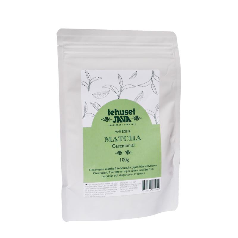 Tehuset Javas Ceremonial Matcha 100g