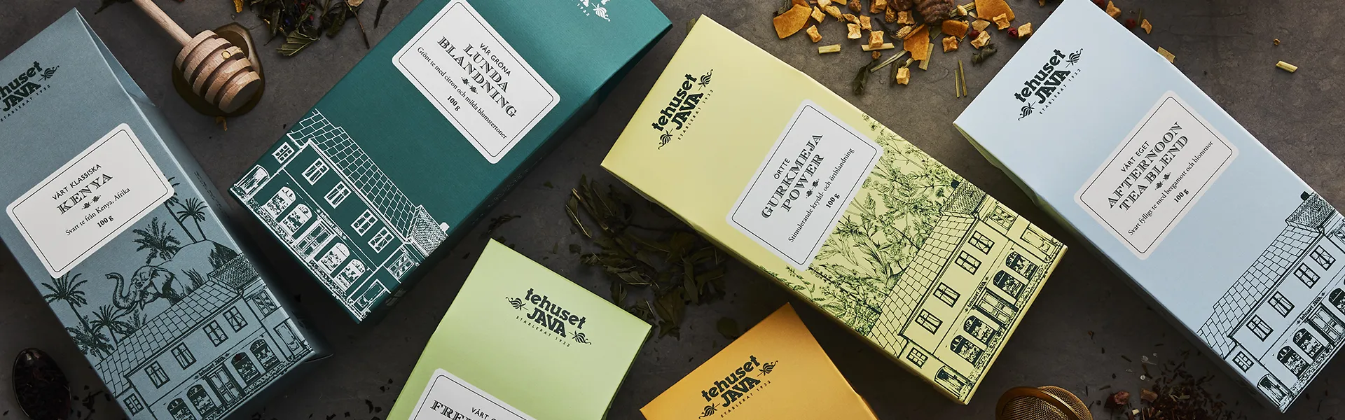 Förpackat löste | Tehuset Java