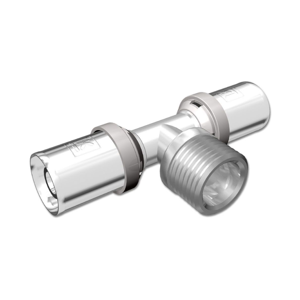 LK PressPex T-Coupling External Thread Branch AX25xR20xAX20