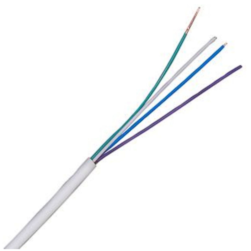 Halogenfri telekabel CPR Dca, ELQXB 1x4x0,5, Bobin 100m