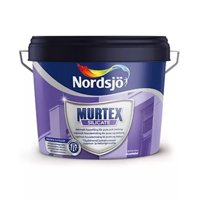 Silicate Paint Nordsjö White, 10 L