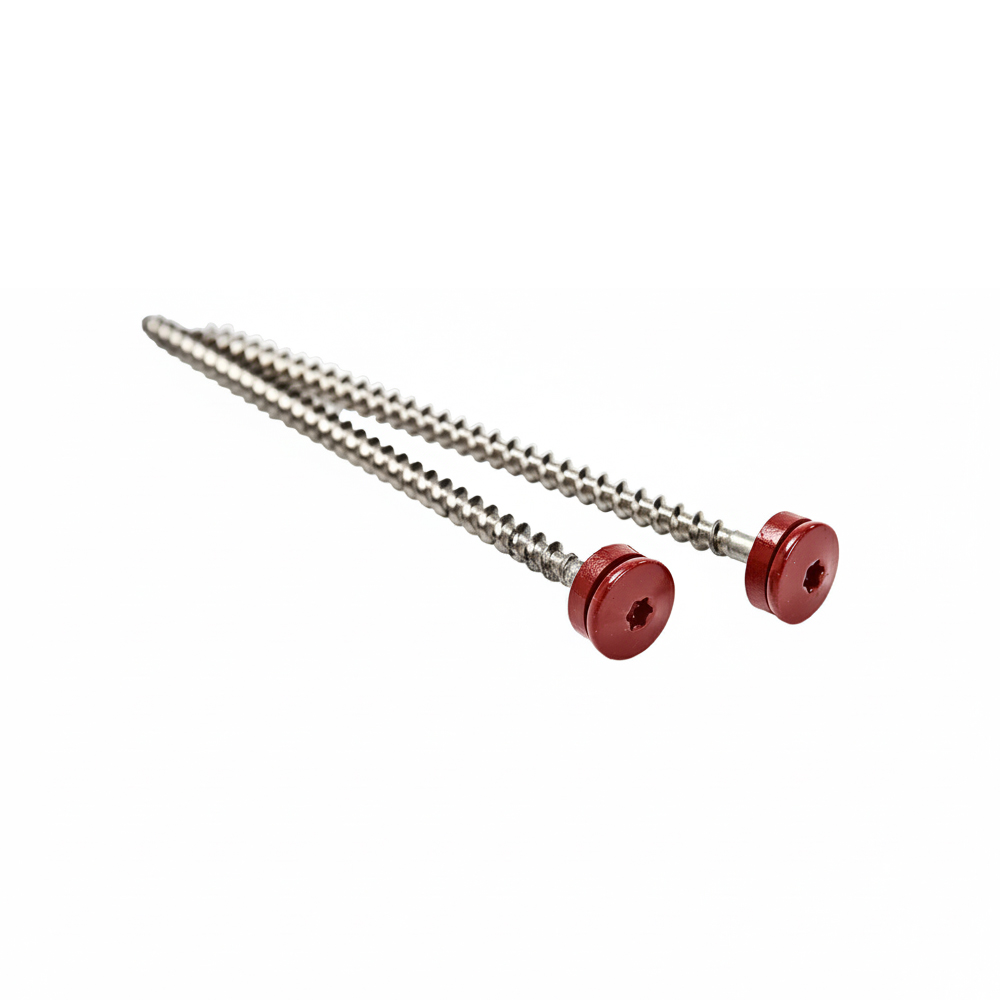 Ridge Tile Screw 5x110mm Stainless Steel A2 Brick Red 50pcs Fast 285576