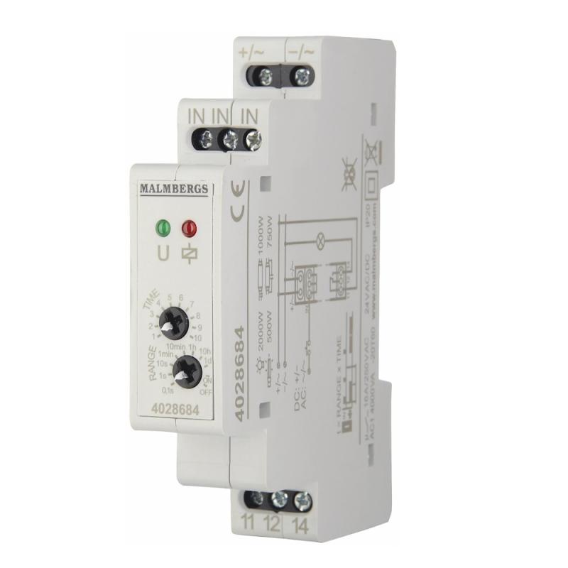 Impulse Relay, 1vxl, 24V AC/DC, Malmbergs 4028684