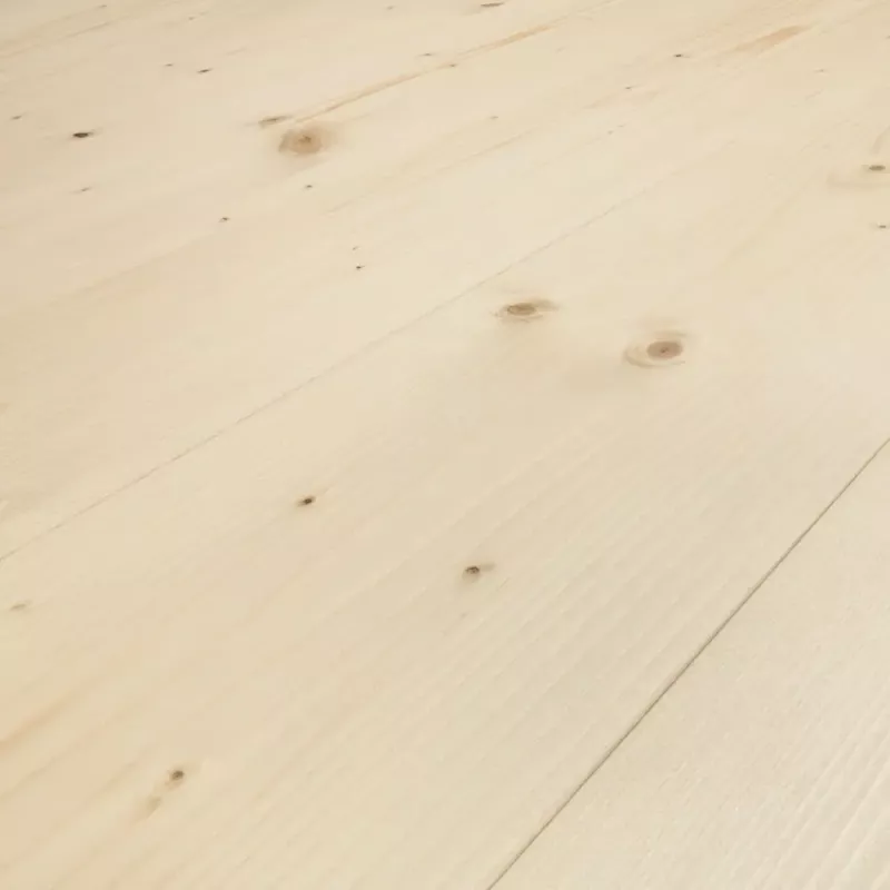 Solid Spruce Wood Flooring Mixed Modern Natural, Baseco