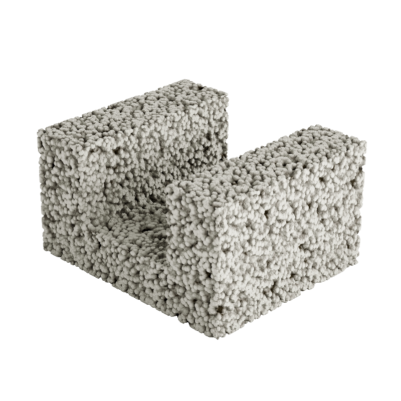 U BLOCK LECA 350X190X300MM