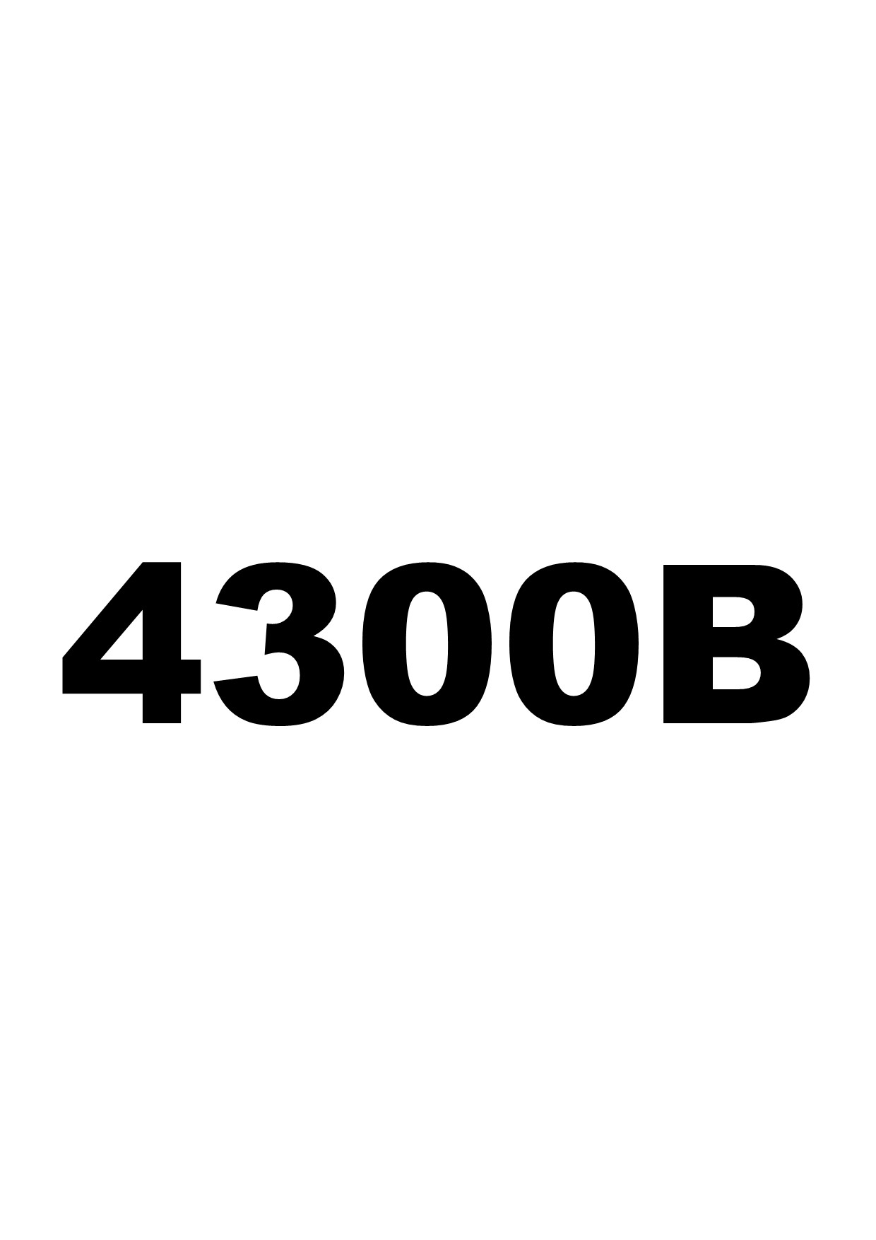 4300B