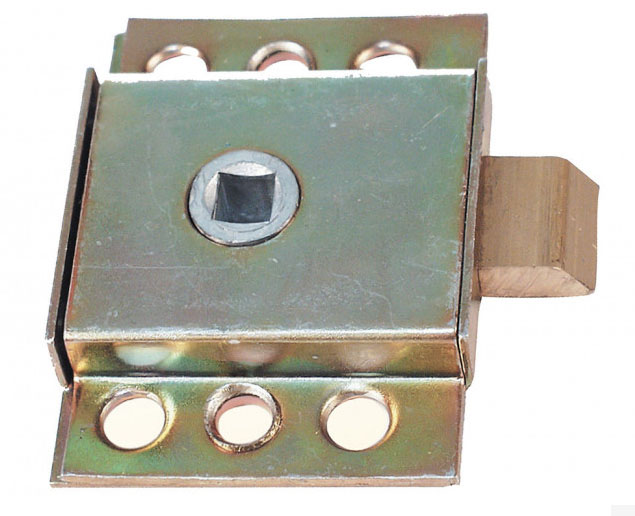 Dörrlås kromat H/V