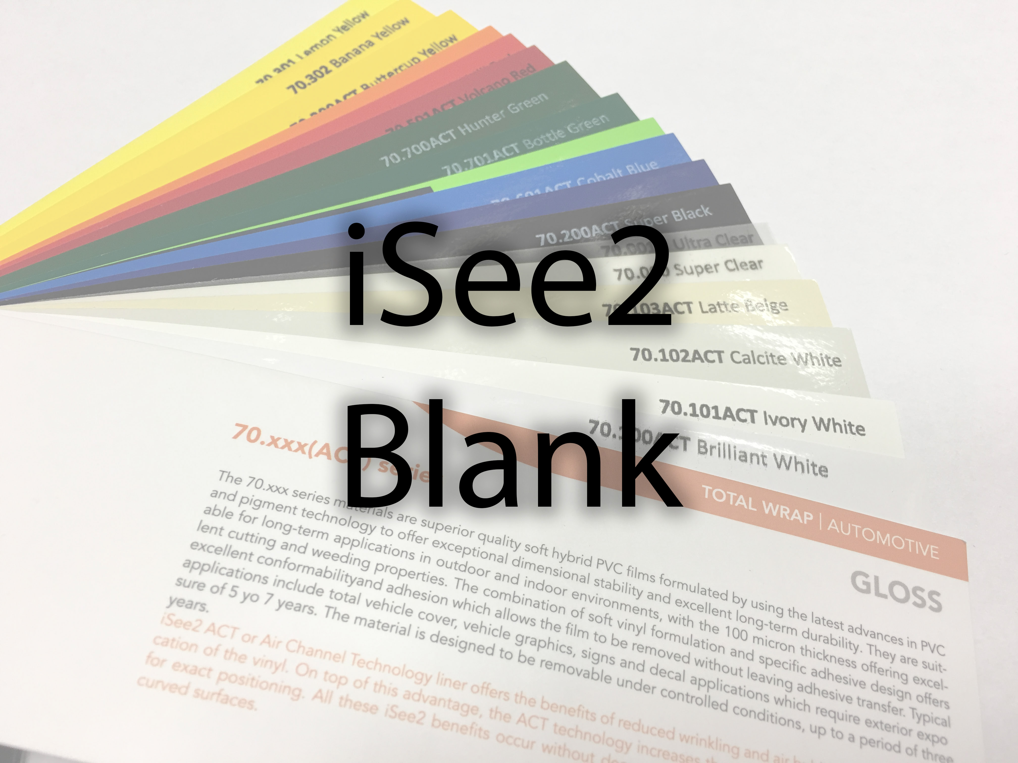 iSee2 Blank vinyl - VN Vinyls.se