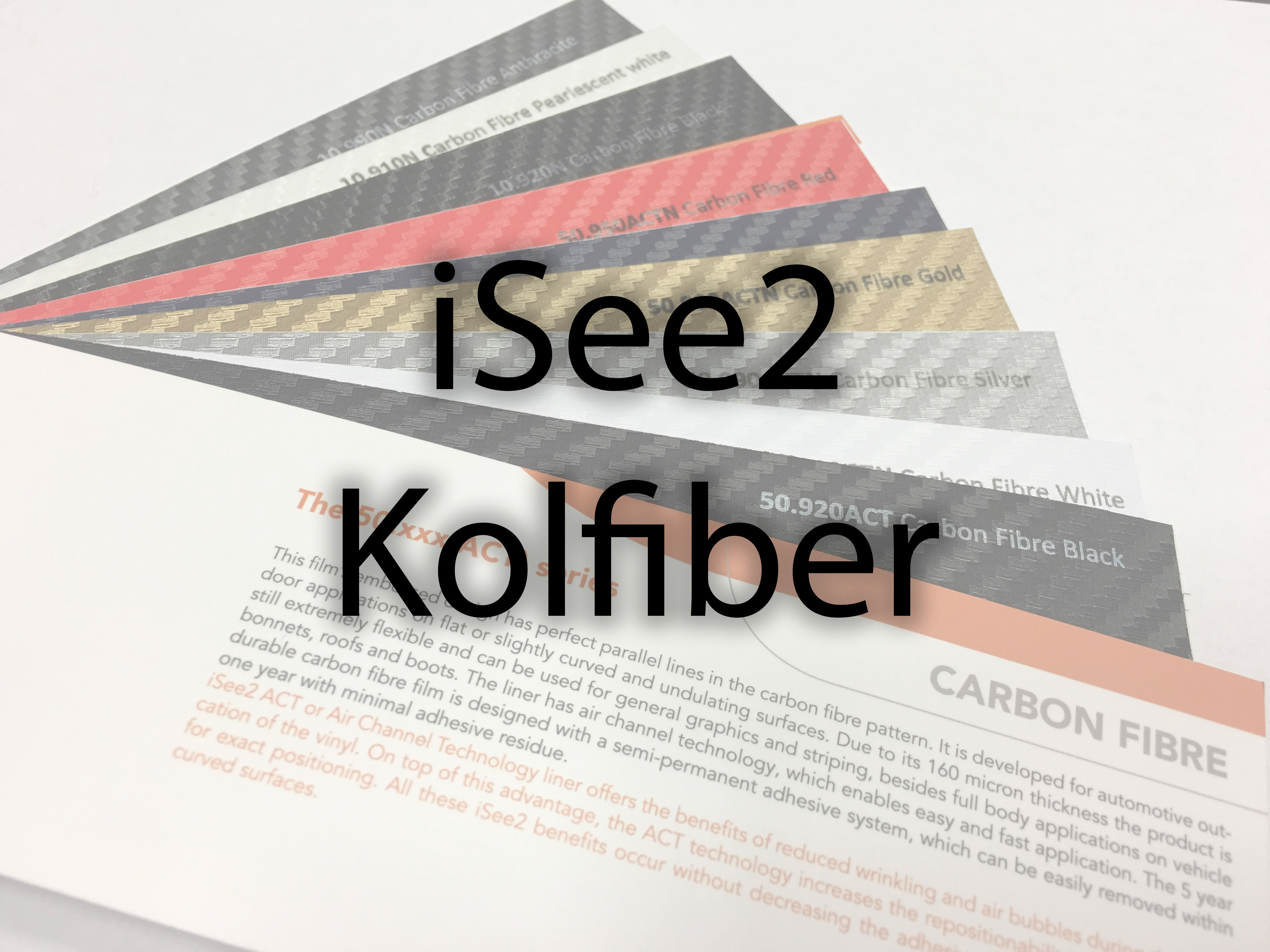 iSee2 - Kolfiber vinyl