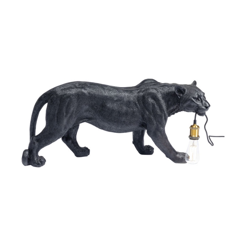 Golvlampa Animal Panter Svart
