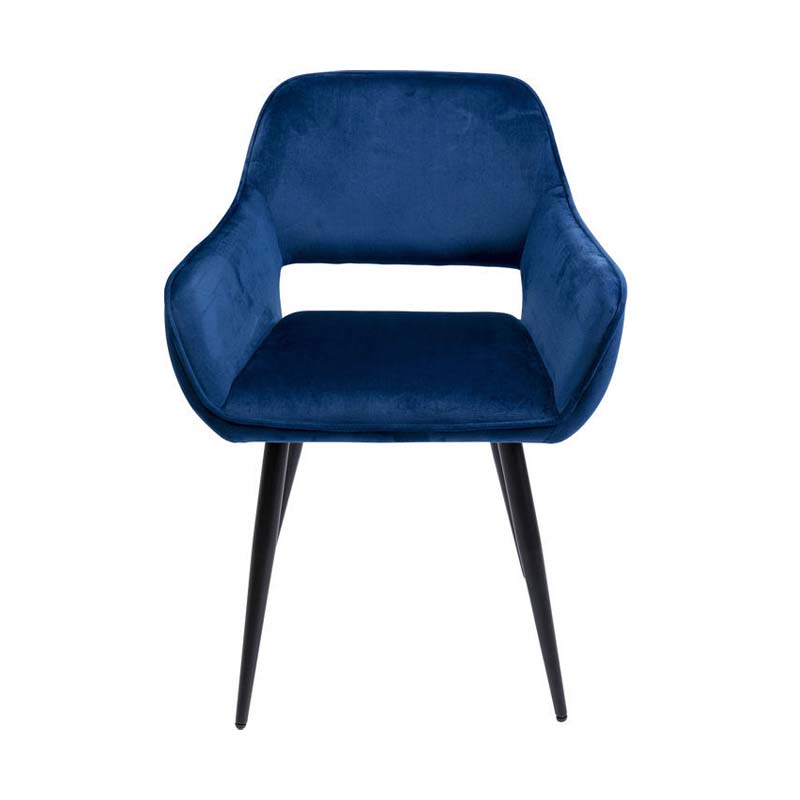 Stol Laurent Blå Sammet | Matstol | Wohnzimmer