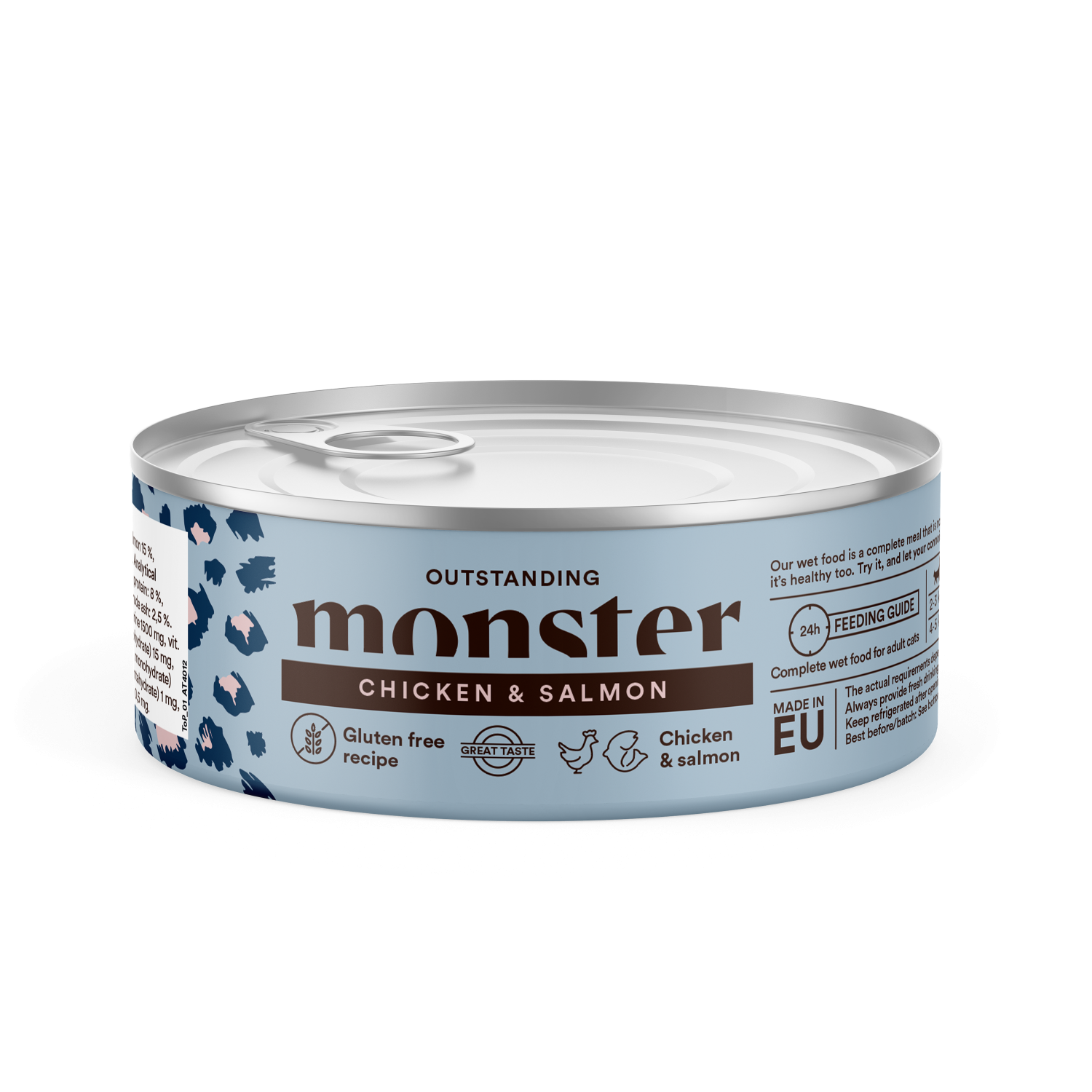 Monster Cat Ad Multi Chicken/ Salmon Burk 100g
